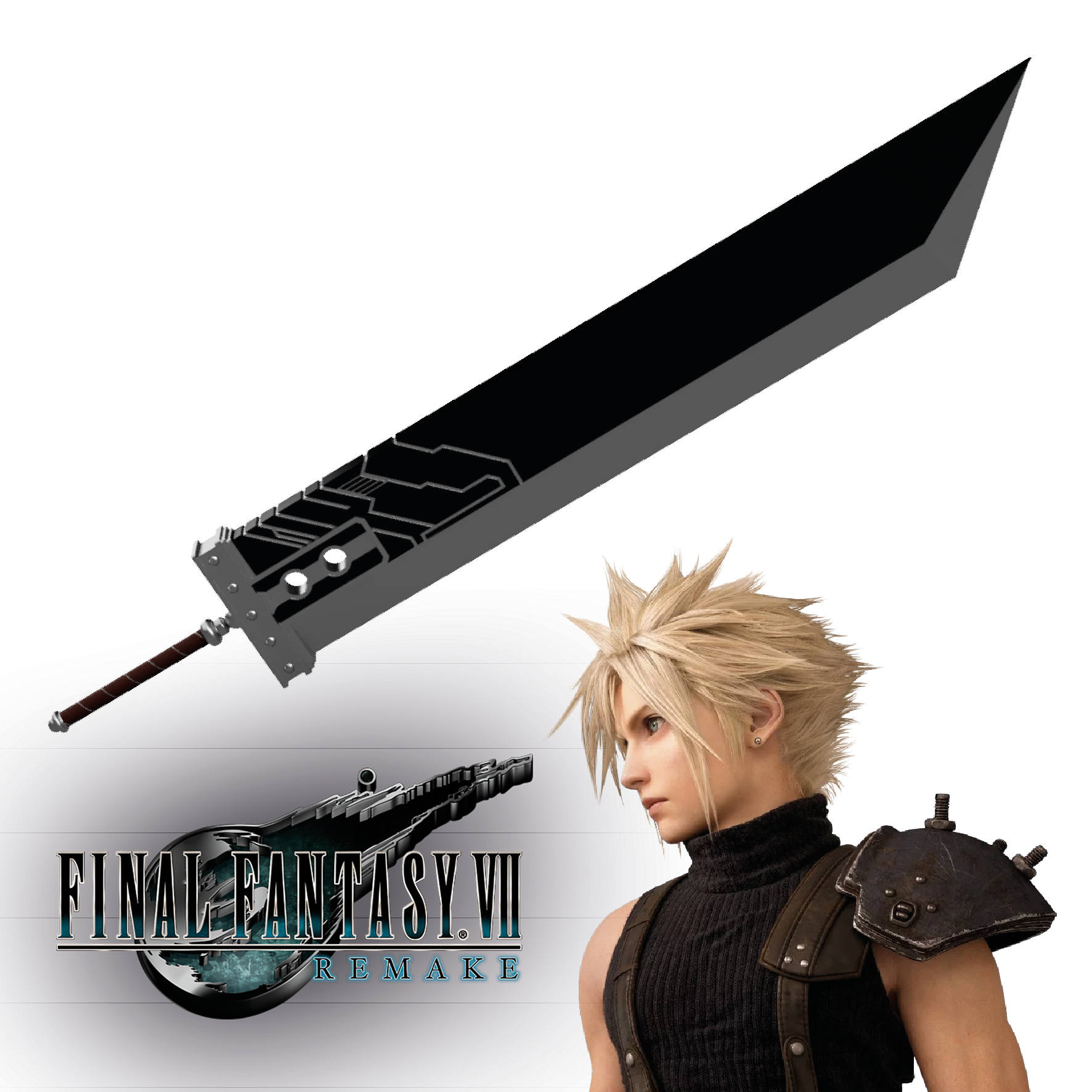 STL file Deadly Cloud Sword - Final Fantasy 7 Remake ☁️ ・3D print design to download・Cults